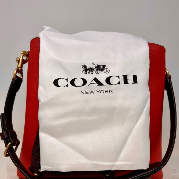 Coach | Bags | New Coach Leather Crossbody Red | Poshmark